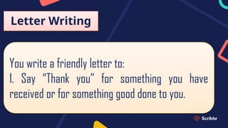 Lesson 3 - Writing Friendly Letter Lesson.pptx