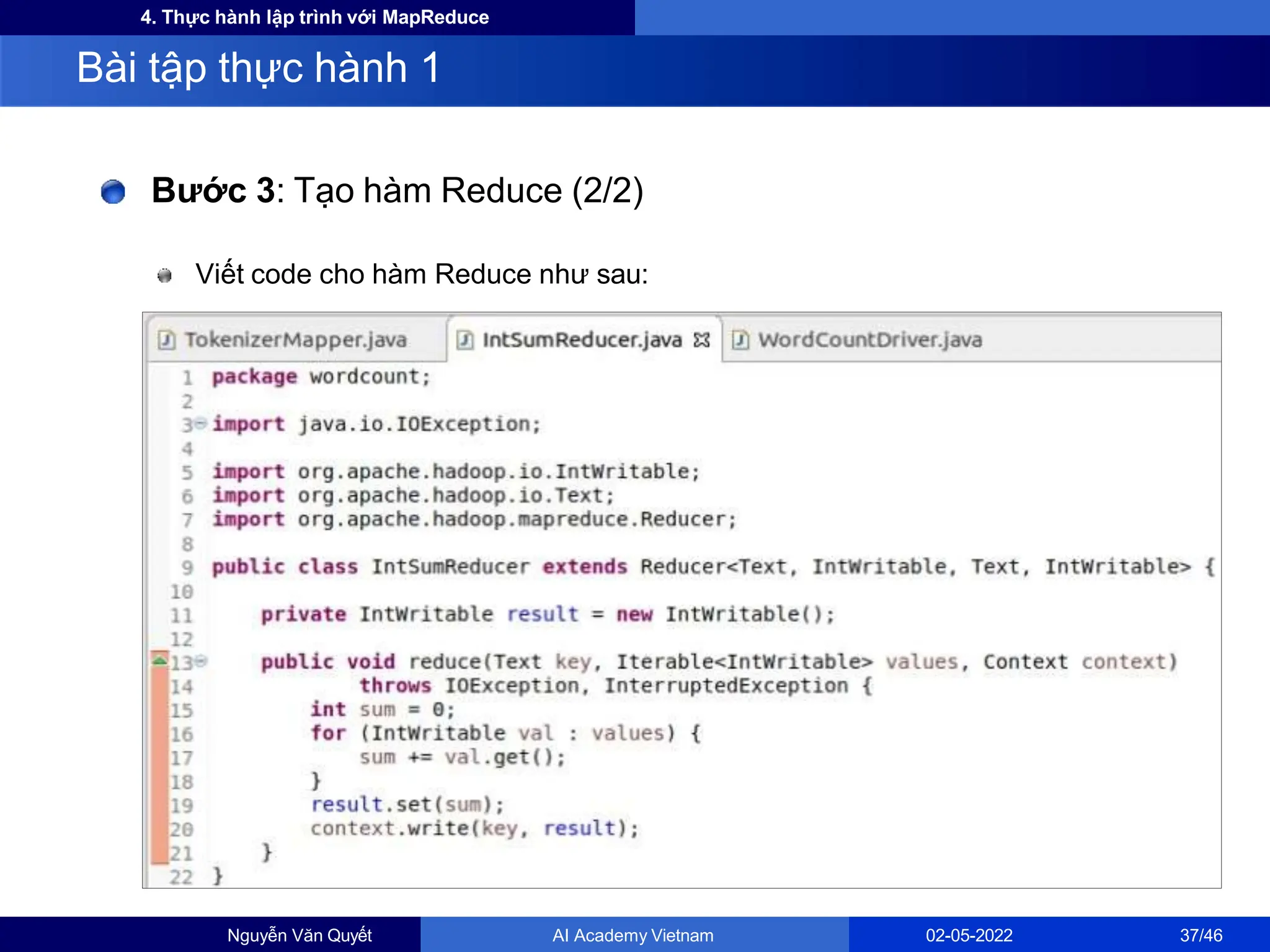 Lesson 3 - Xu ly du lieu lon voi MapReduce.pptx