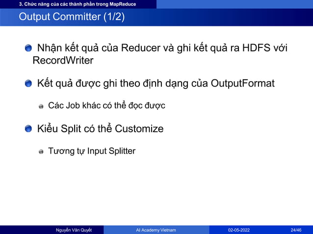 Lesson 3 - Xu ly du lieu lon voi MapReduce.pptx