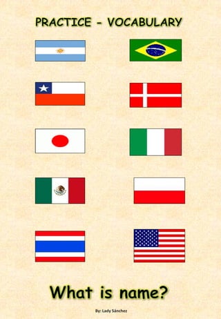 VERB TO BE PRESENT SIMPLE - VOCABULARY COUNTRIES AND NATIONALITIES | PDF