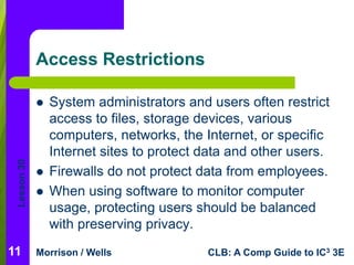 Computer Literacy Lesson 30 | PPTX | Computing | Technology & Computing