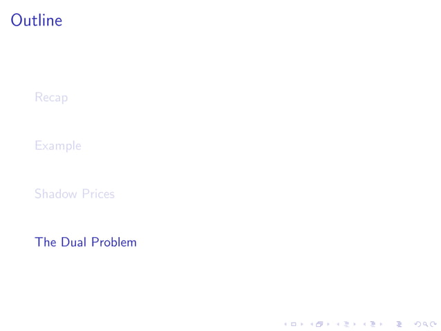 Lesson 30: Duality In Linear Programming | PDF