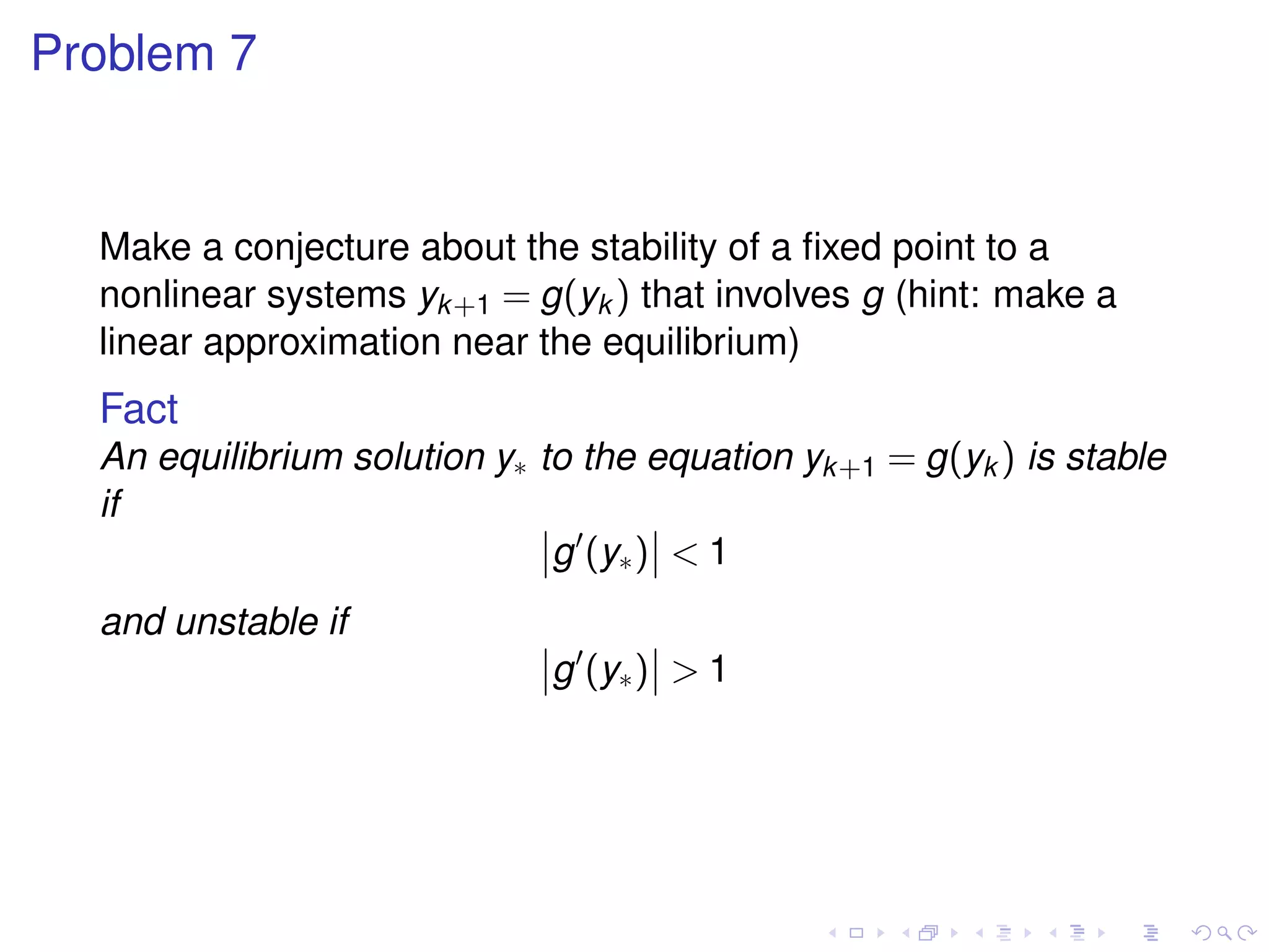 Lesson30 First Order Difference Equations Slides Pdf