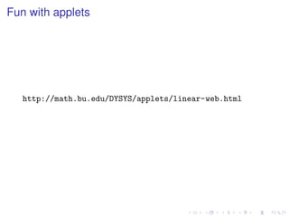 Lesson30 First Order Difference Equations Slides | PDF