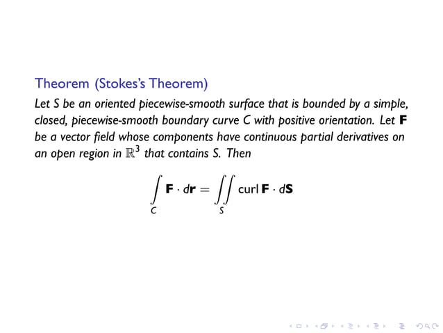Lesson 30: Stokes's Theorem | PDF