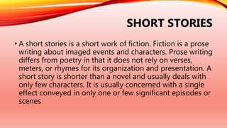 SHORT STORIES | PPTX
