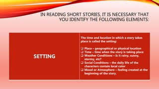 SHORT STORIES | PPTX