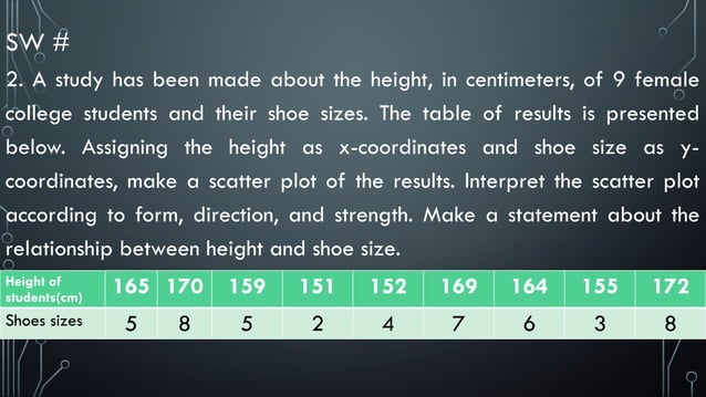 Introduction to Scatter Plot and Bivariate data | PPT