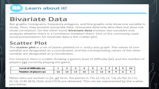 Introduction to Scatter Plot and Bivariate data | PPTX