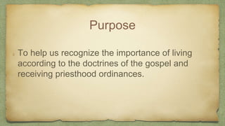 Lesson 34 new testament keep the ordinances | PPT