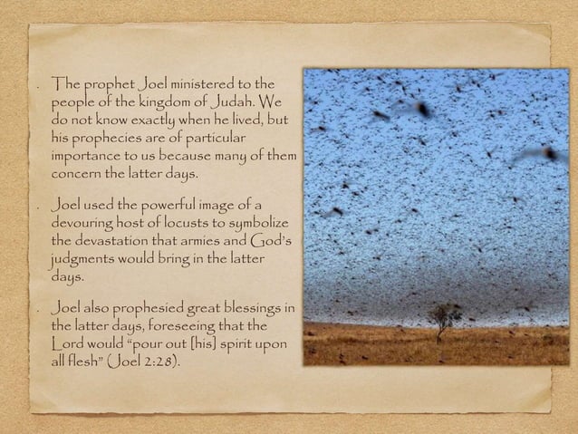 Old Testament Lesson 35 prophets | PPT