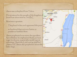 Old Testament Lesson 35 prophets | PPTX