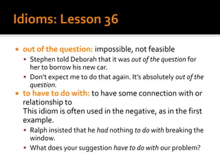 Lesson 36 | PPT