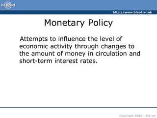 Lesson 37 using macroeconomic policies | PPT