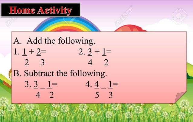 Lesson 38 adding and subtracting dissimilar fractions | PPTX