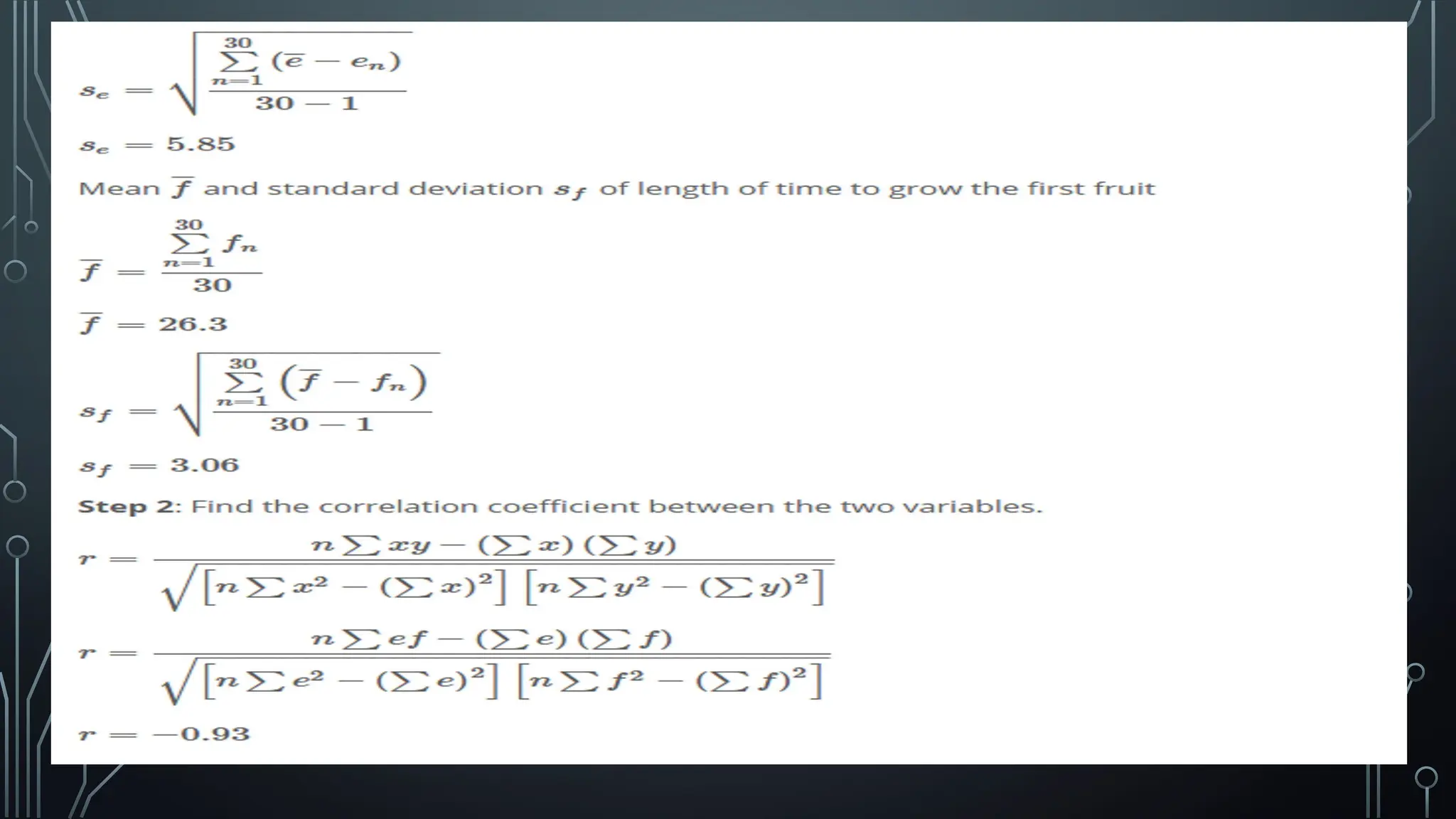 Determining the Equation of the Regression line | PPT