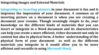 Lesson 3 advanced word processing skills | PPTX