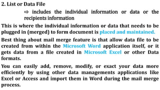 Lesson 3 advanced word processing skills | PPTX