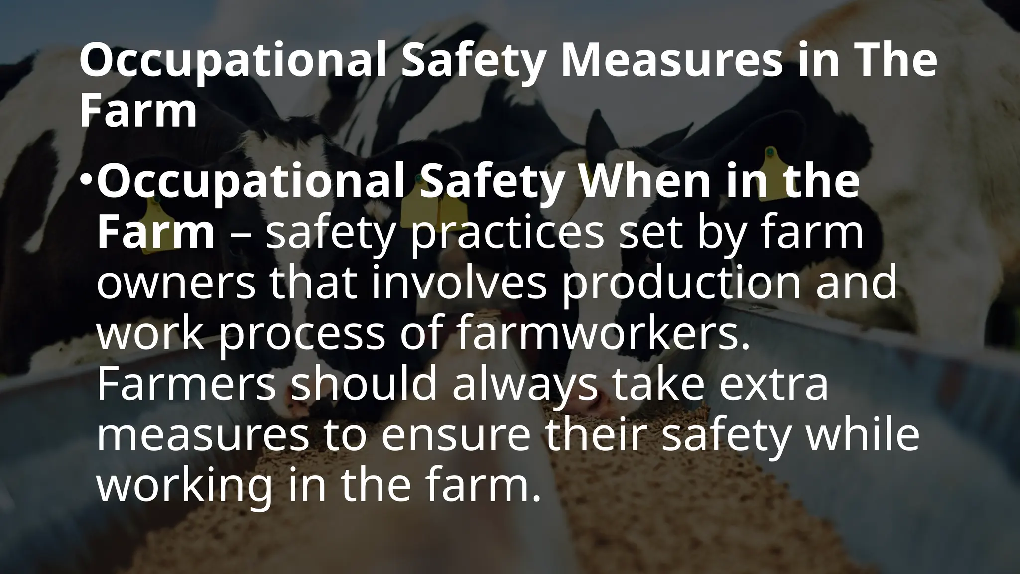 Grade 7-TLE-AFA Lesson 3: Applying Safety Measures in farm Operations ...