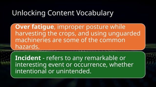 Grade 7-TLE-AFA Lesson 3: Applying Safety Measures in farm Operations ...