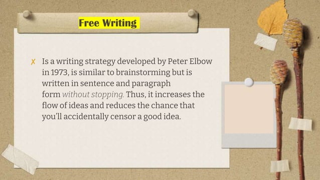 Lesson 3 and 4 Free Writing PowerPoint presentation | PPTX ...