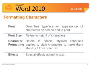 Word Lesson 3A PPT | PPTX