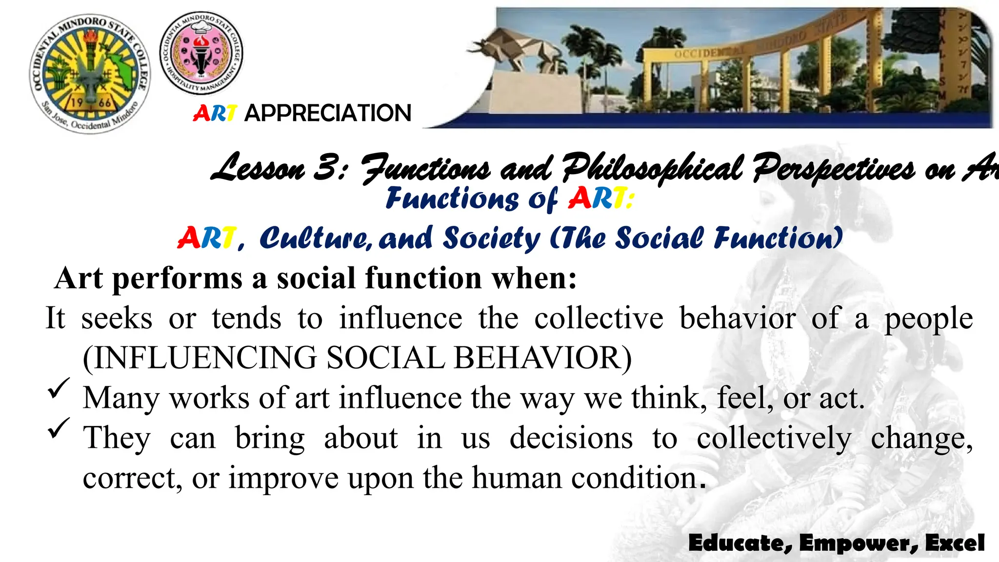 Lesson 3 Art Appreciation functions of art.pptx