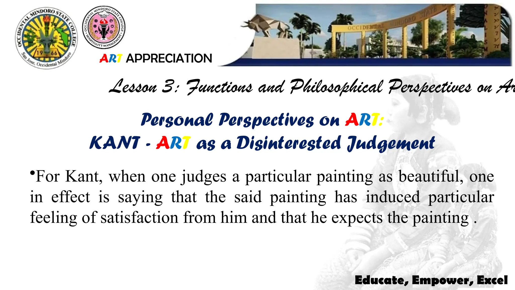 Lesson 3 Art Appreciation functions of art.pptx