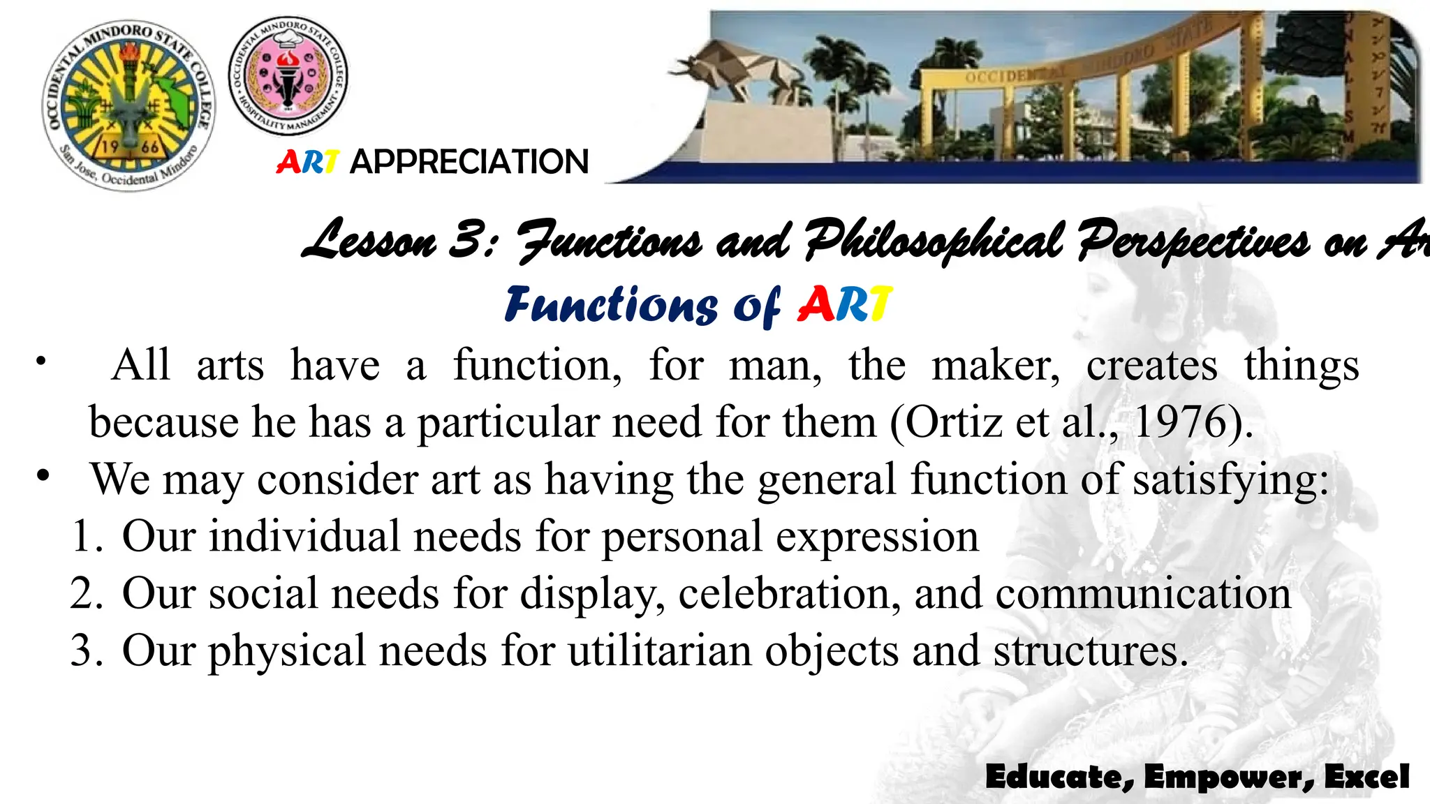 Lesson 3 Art Appreciation functions of art.pptx