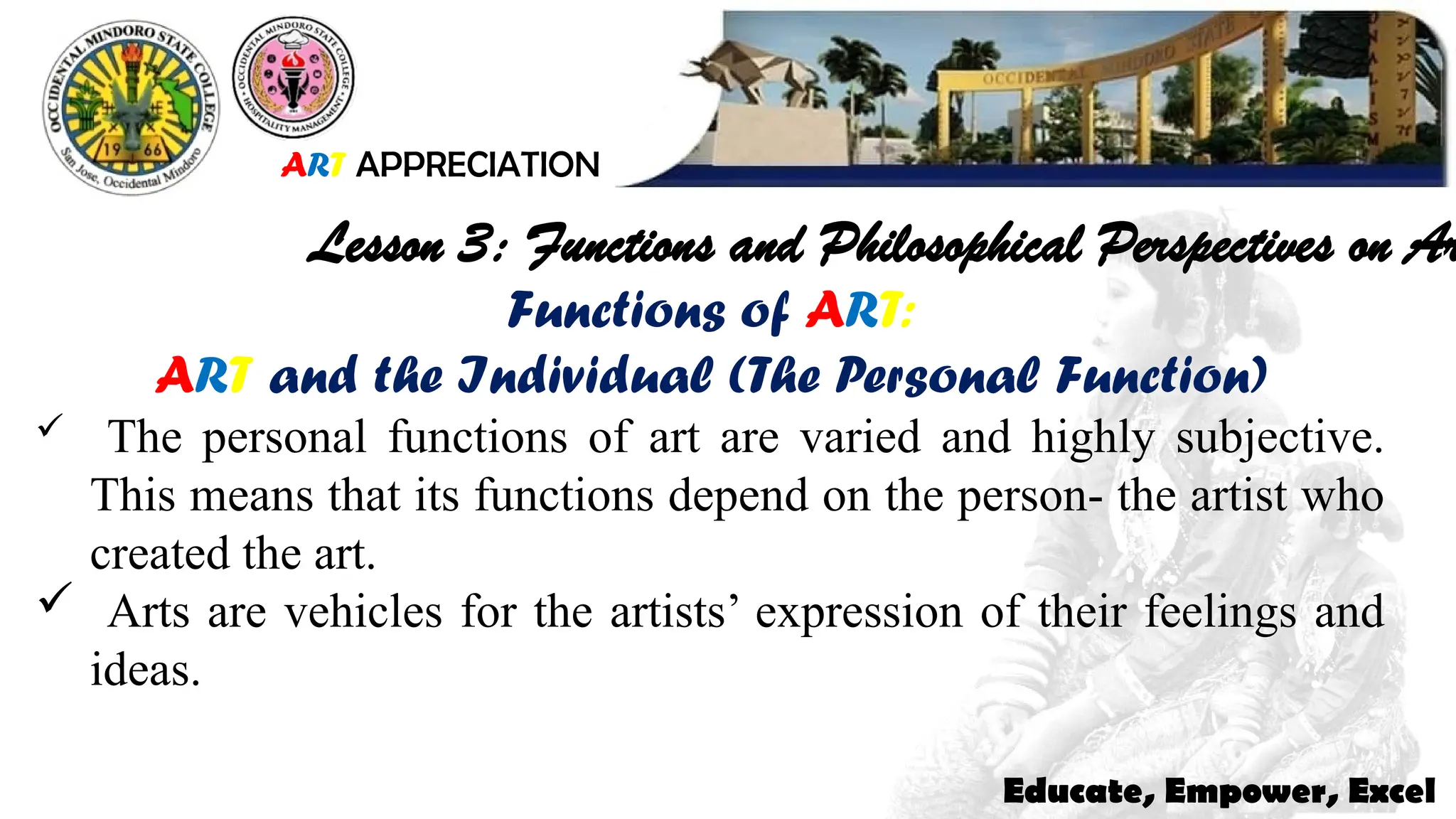 Lesson 3 Art Appreciation functions of art.pptx