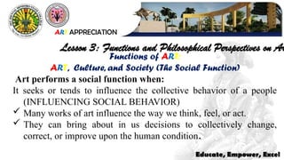 Lesson 3 Art Appreciation functions of art.pptx