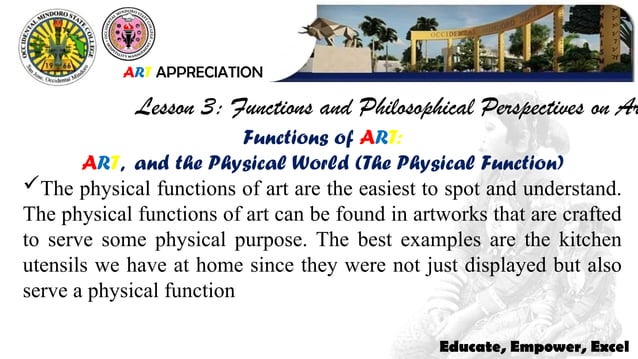 Lesson 3 Art Appreciation functions of art.pptx