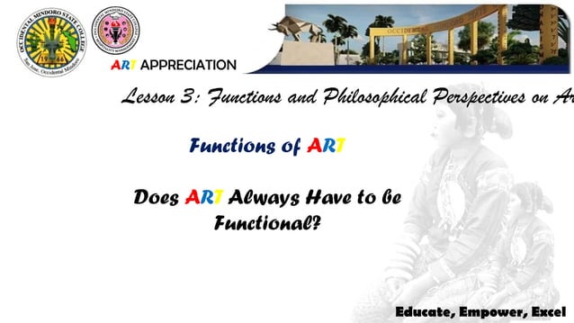 Lesson 3 Art Appreciation functions of art.pptx