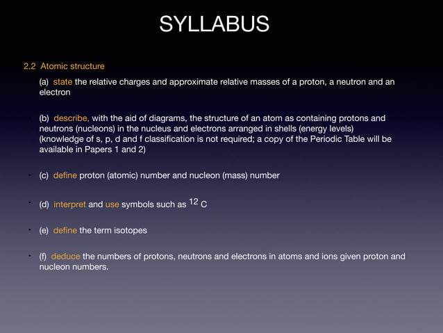 Atomic Structure | PPT