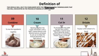LESSON III BAKING TERMINOLOGIES. pptx. | PPTX