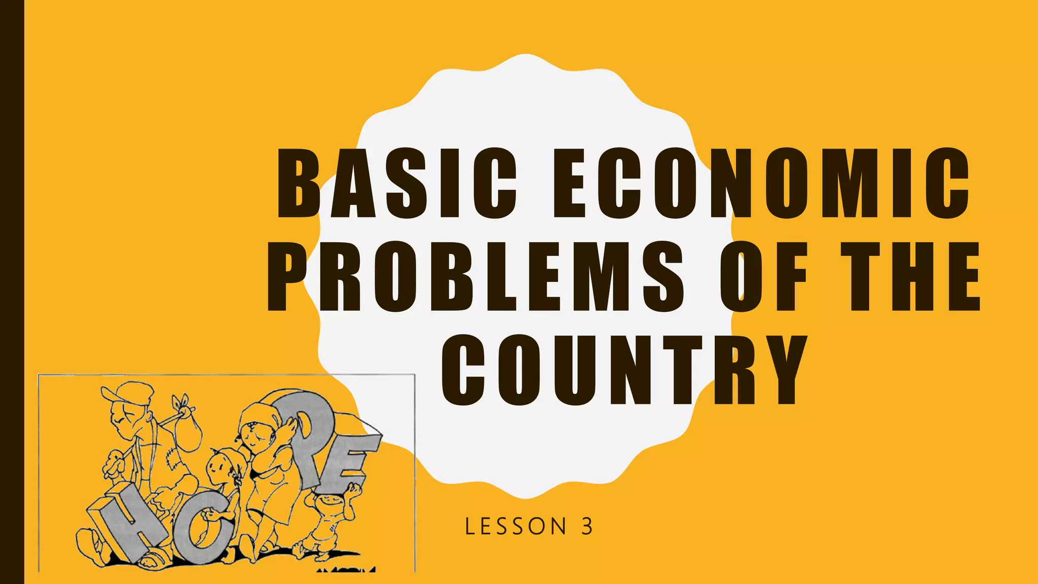 Lesson 3 Basic economic problems | PPTX