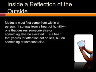 Lesson 3 bitt methodology modesty, respect, and checklist | PPTX ...