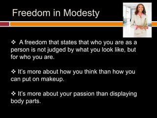 Lesson 3 bitt methodology modesty, respect, and checklist | PPTX ...