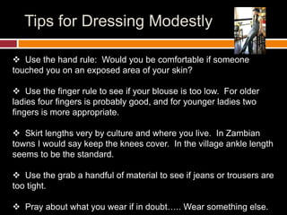 Lesson 3 bitt methodology modesty, respect, and checklist | PPTX ...