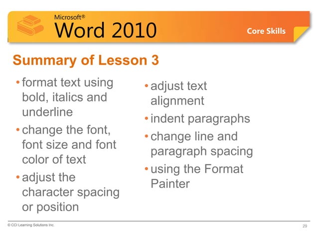 Word Lesson 3B PPT | PPTX