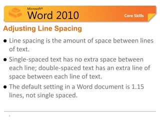 Word Lesson 3B PPT | PPTX