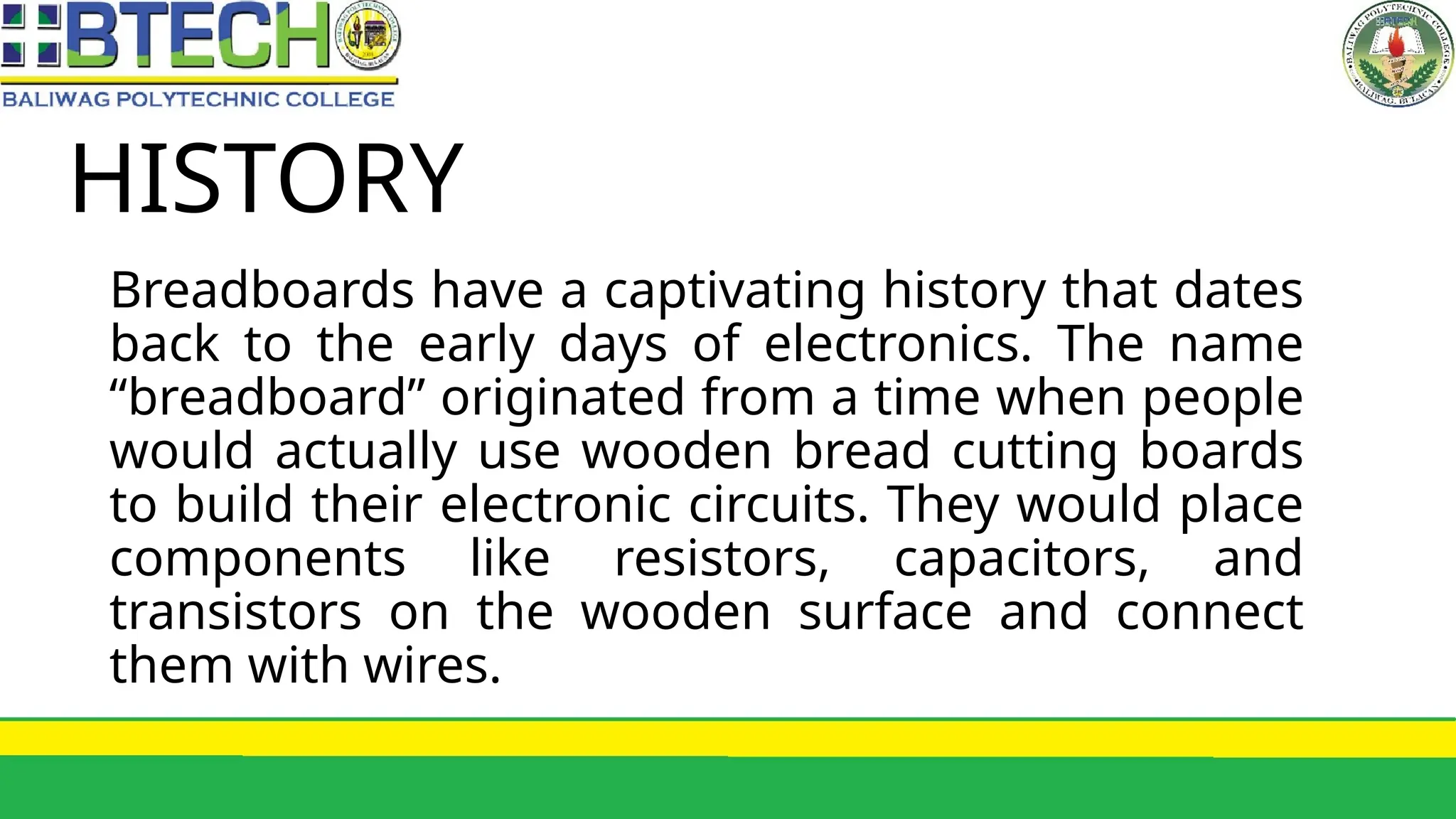 LESSON 3 Breadboard Circuits PPT for EPAS | PPTX