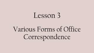 Lesson 3 Business Letter.powerpoint presentation | PPT