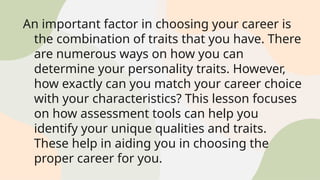 Lesson 3 Career Preferences and Personality.pptx