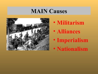Lecture on WWI Causes | PPT | Death, Injury, or Military Conflict ...