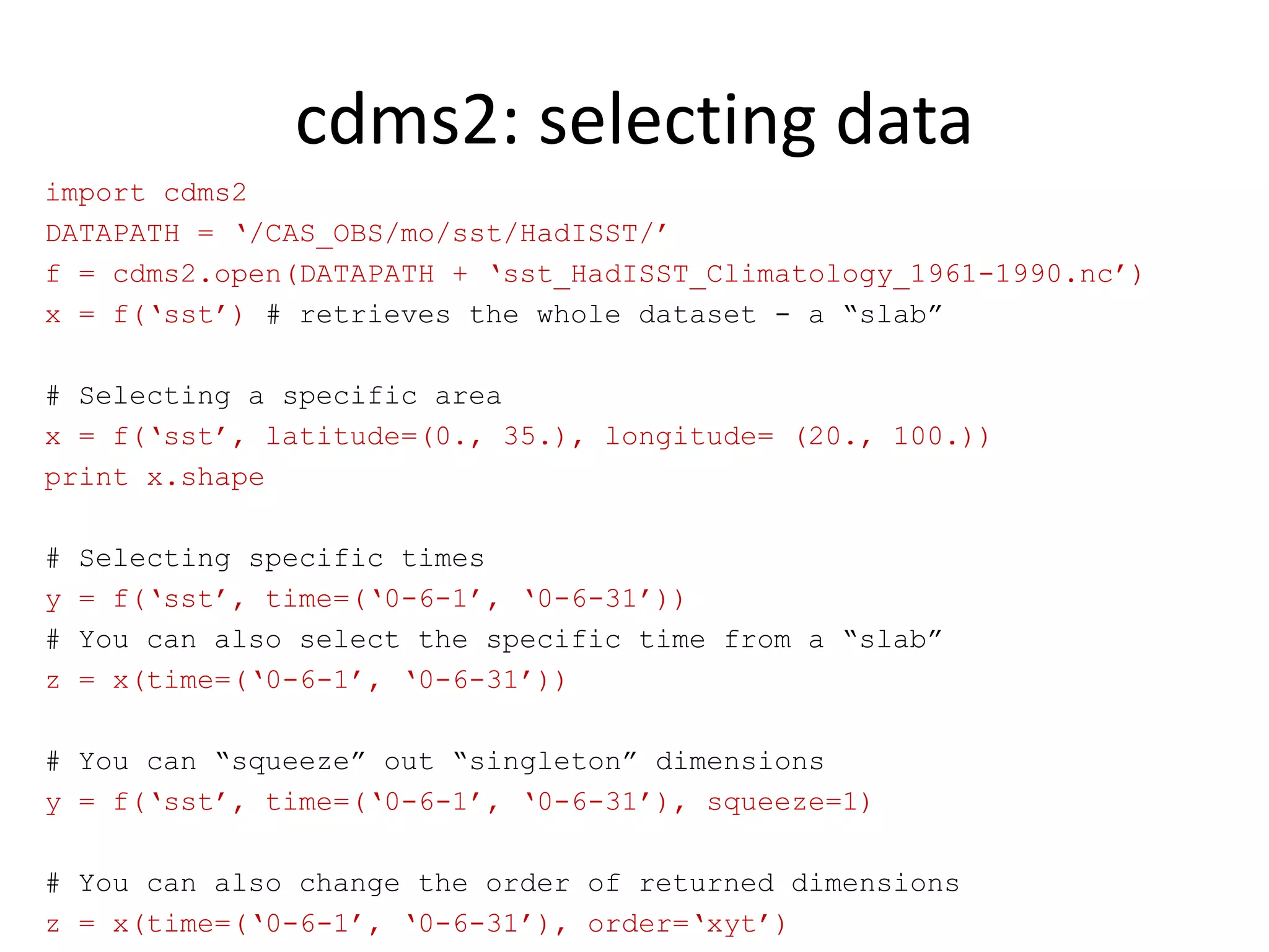 CDAT - cdms2, maskes, cdscan, cdutil, genutil - Introduction | PDF | Geography | Science