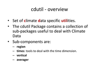 CDAT - cdms2, maskes, cdscan, cdutil, genutil - Introduction | PDF ...
