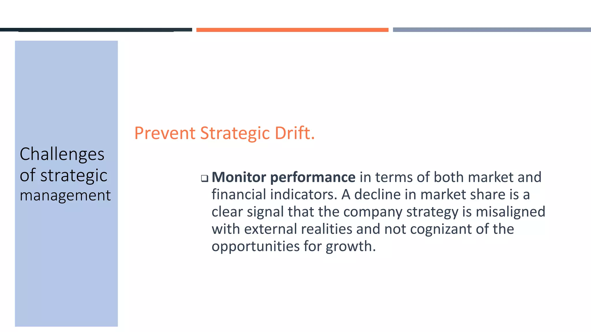 Lesson 3 challenges of strategic management | PPTX