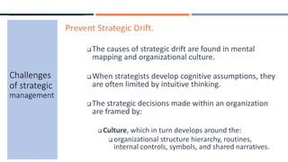 Lesson 3 challenges of strategic management | PPTX