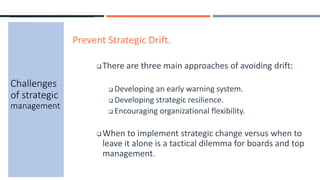Lesson 3 challenges of strategic management | PPTX